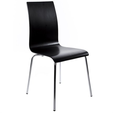 CLASSIC - sort stol - gratis fragt