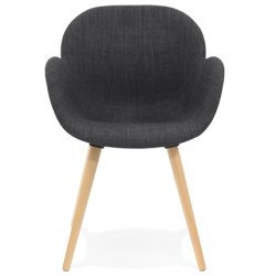 Sagu - sort stol - gratis fragt